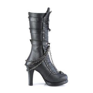 Shoes | Platform Skull Coffin High Heel Boots | Poshmark